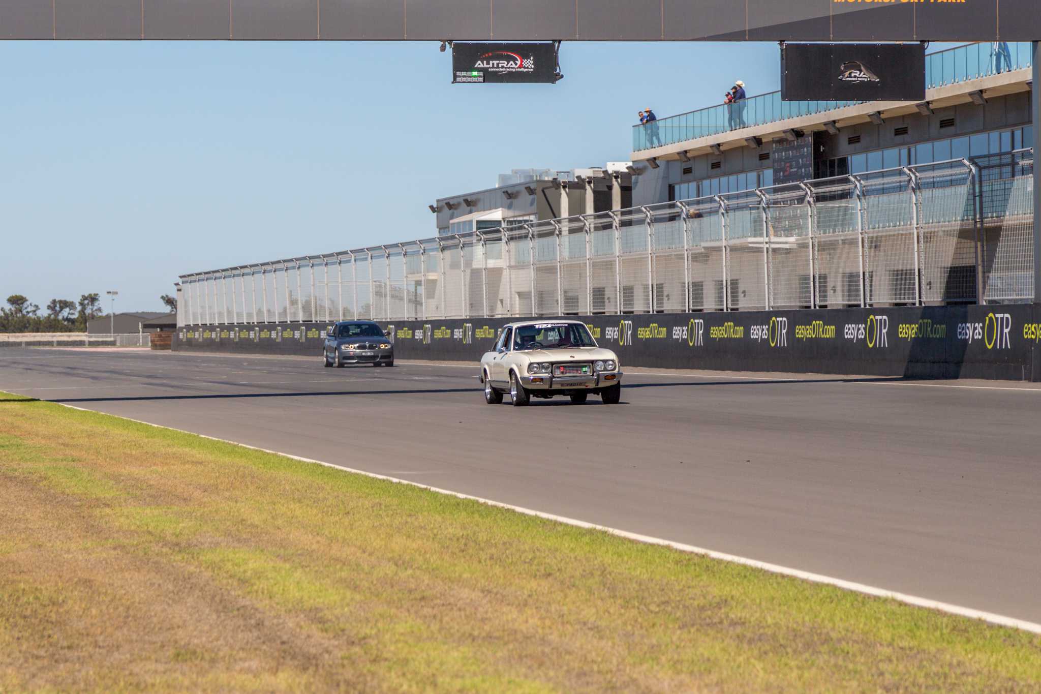 Fiat Nationals Tailem Bend Race track from the ground and above