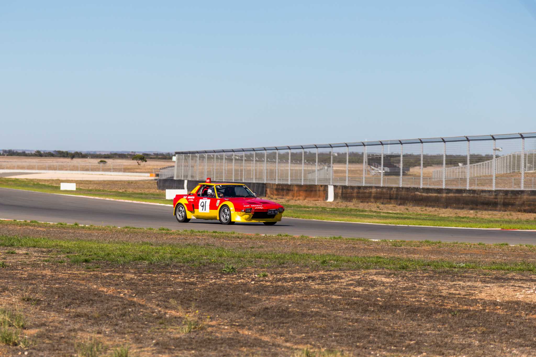 Fiat Nationals Tailem Bend Race track from the ground and above