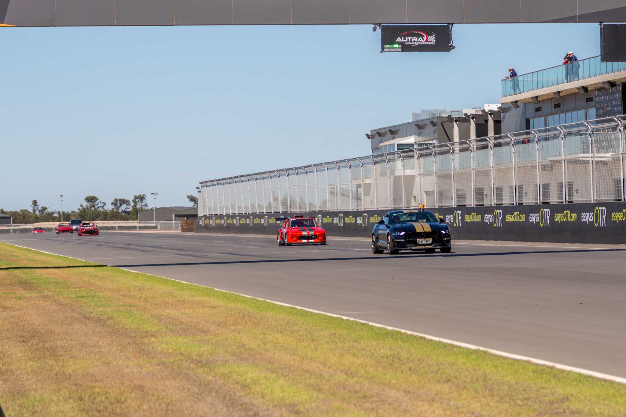 Fiat Nationals Tailem Bend Race track from the ground and above